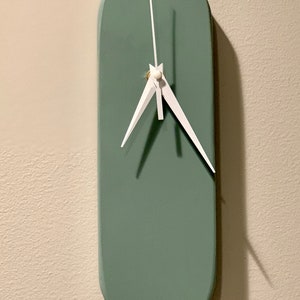 OBLONG CLOCK - Medium - Modern Wall Clock - Choice of Color! - Etsy