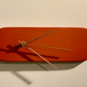 OBLONG CLOCK - Medium - Modern Wall Clock - Choice of Color! - Etsy