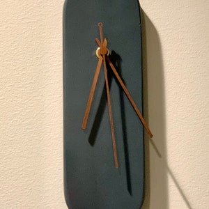OBLONG CLOCK - Medium - Modern Wall Clock - Choice of Color! - Etsy