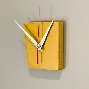 KINDA SQUARE - Small - Modern Wall Clock - Choice of Color! - Etsy