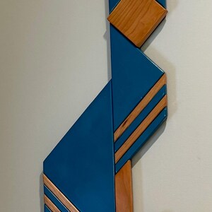 Geocat - Large- Geometric Wood Cat - Wall Art - Choice of Colors - Etsy