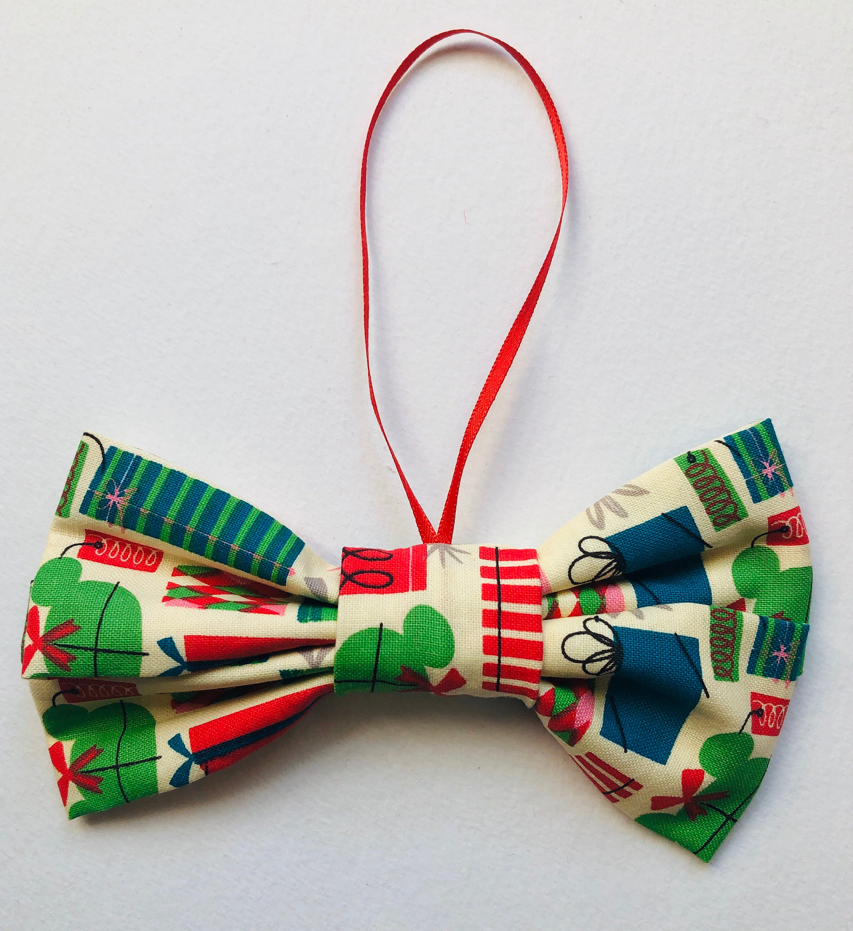 The Retro Mickey Christmas Tree Bow - Etsy
