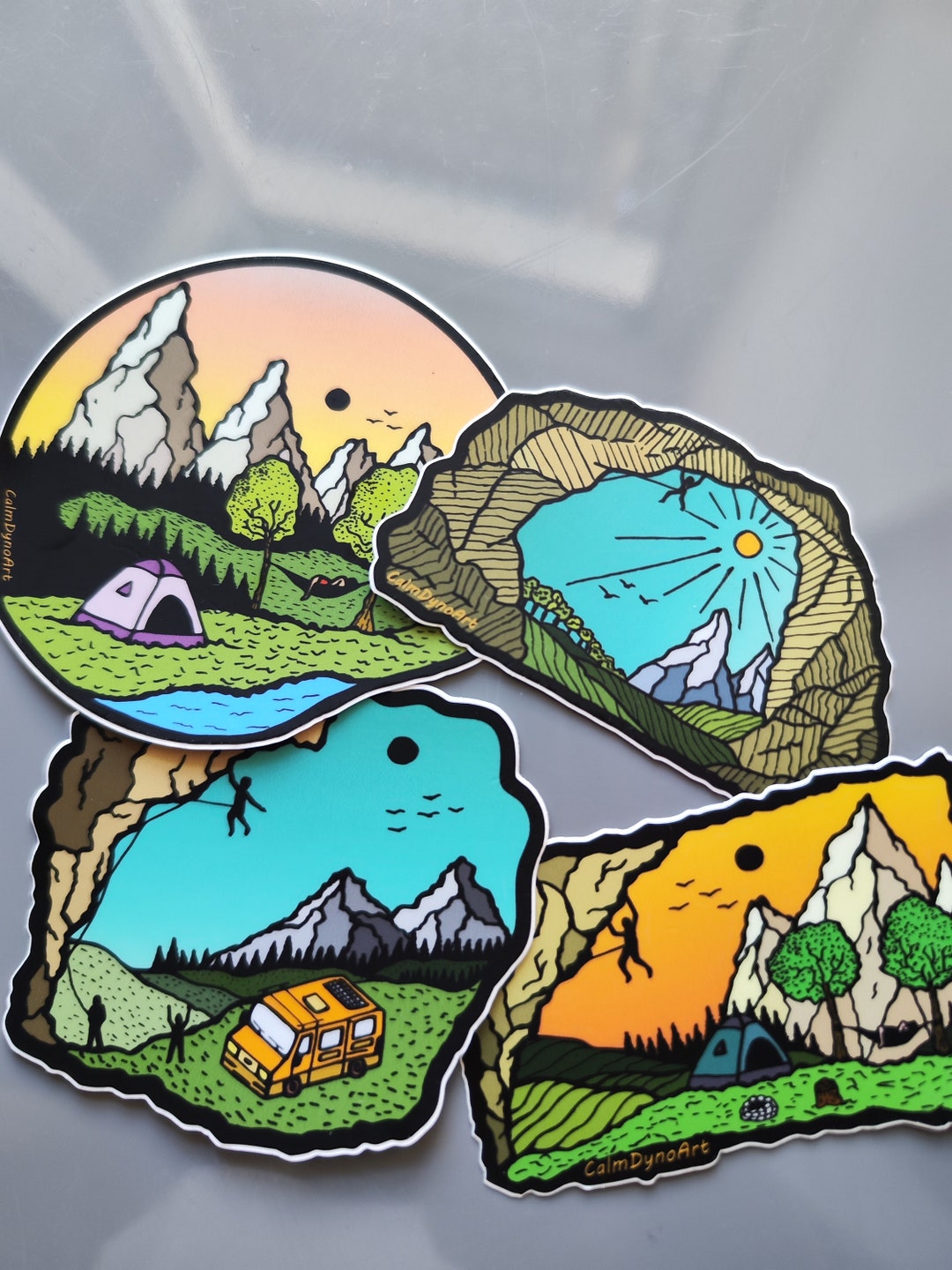 Lot d'autocollants d'escalade aventure - Etsy France