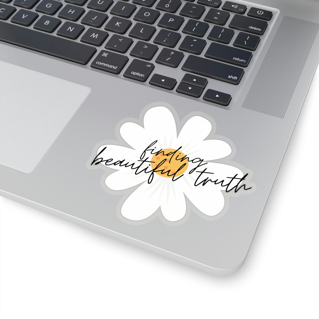 Groovy Finding Beautiful Truth Flower Power Stickers | Disco Daisy ...