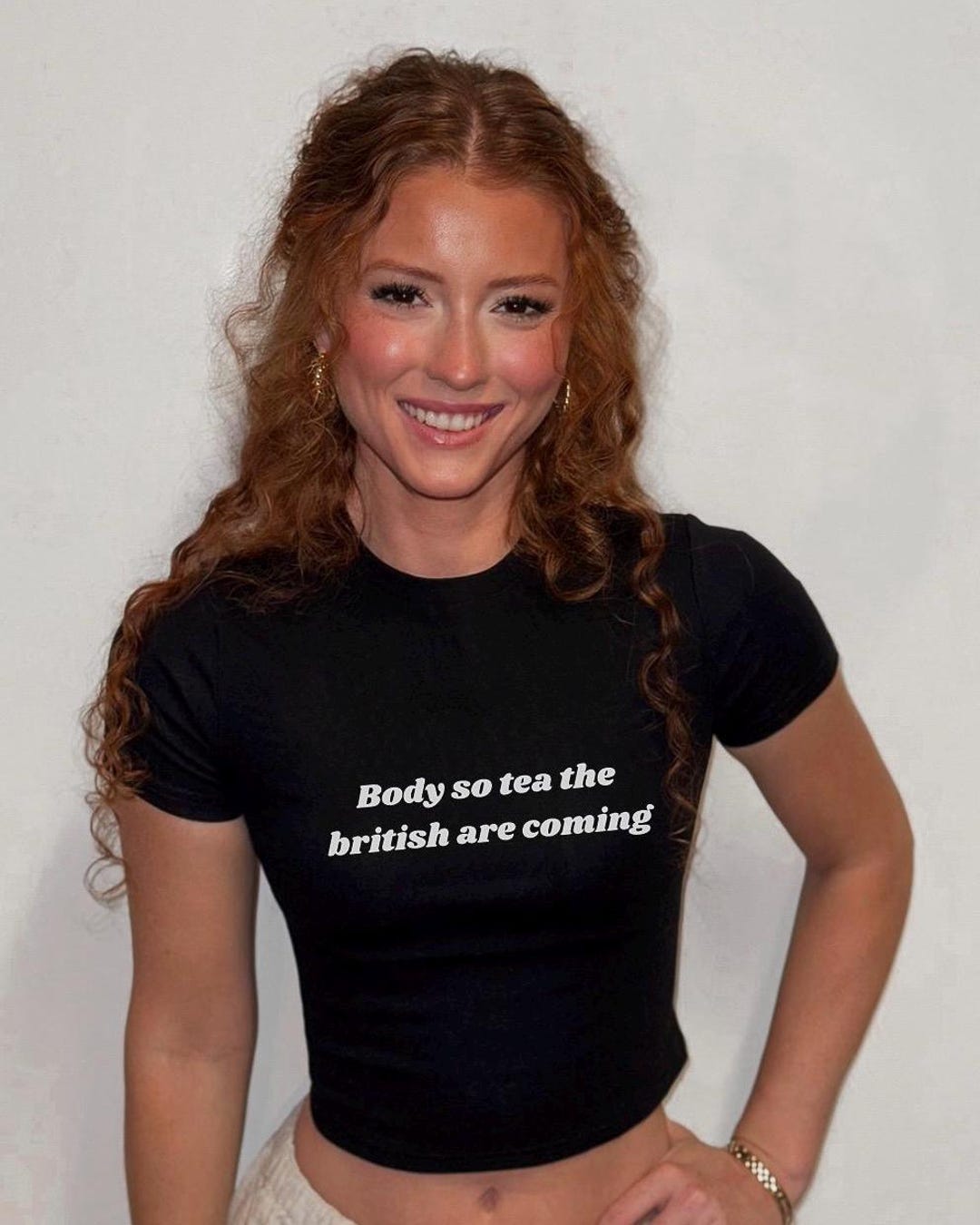 Body so Tea Baby Tee | Y2K Graphic Top - Etsy