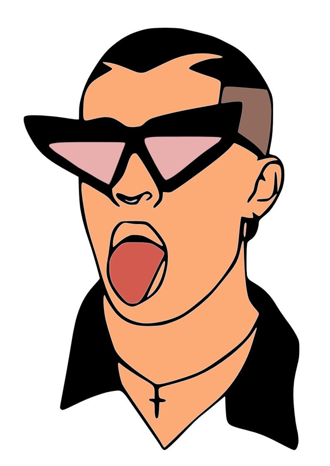 Bad bunny sticker pack bad bunny stickers el conejo malo | Etsy