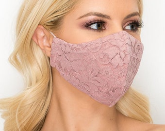 Lace Face Mask | Etsy