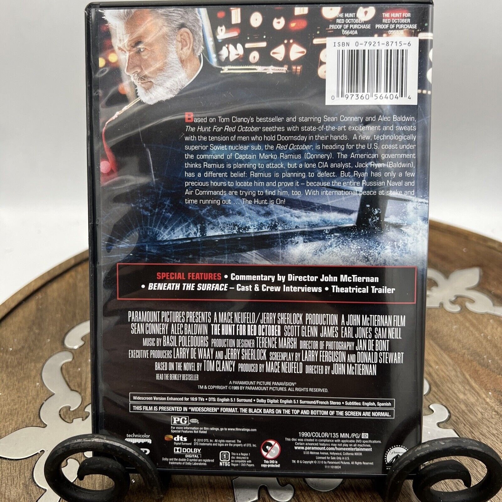 The Hunt for Red October DVD, 1990 - Etsy