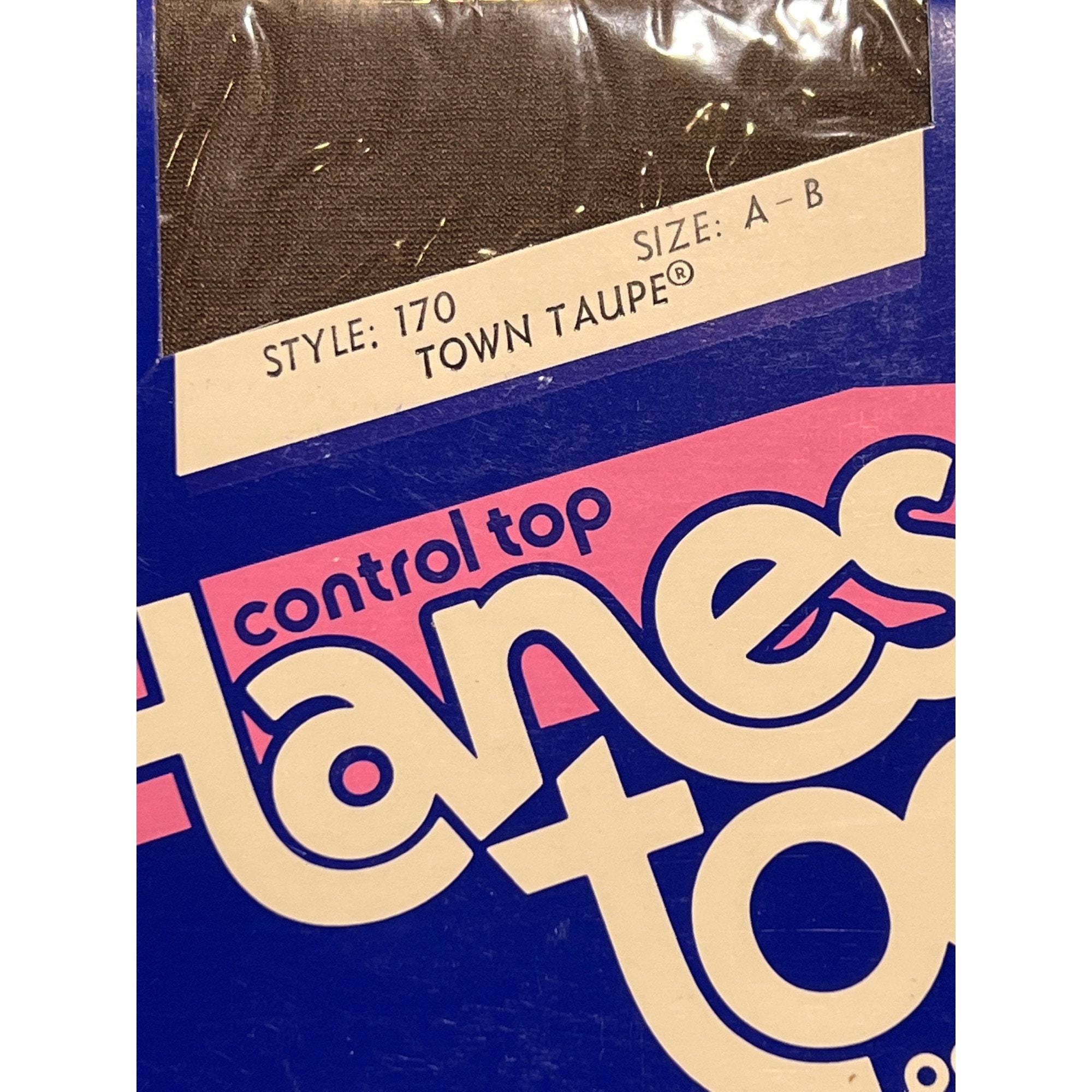 Vintage 1989 Silky Hanes Too Pantyhose Control Top Town Taupe - Etsy