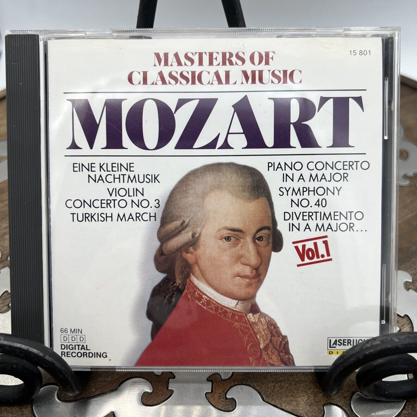 Masters of Classical Music, Vol. 1: Mozart (CD, Oct-1990, Laserlight ...