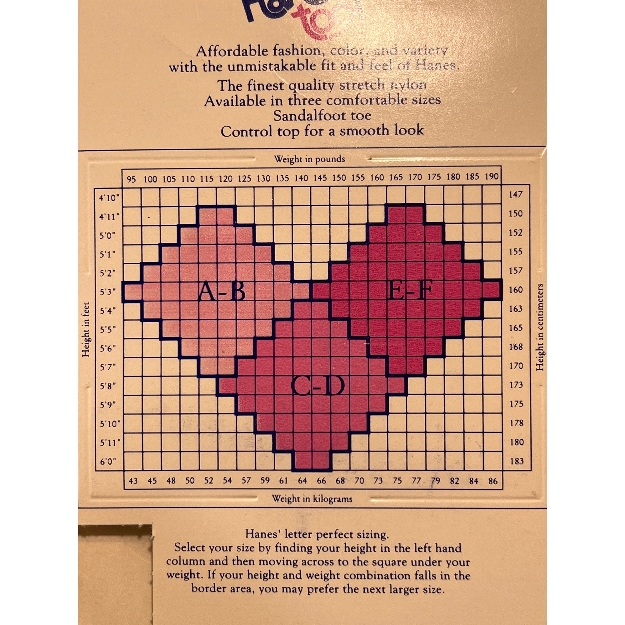 Vintage 1990 Hanes Too! Pantyhose Control Top New Moss Size A B Style ...