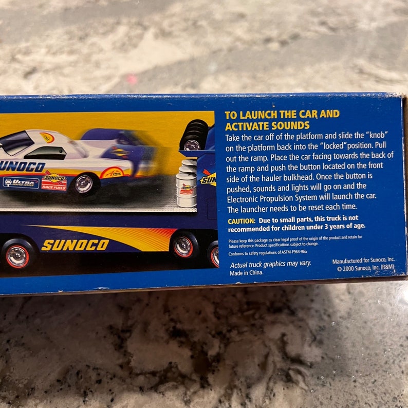 Sunoco 2000 Pro-stock Transporter With Stock Car Electric Propulsion ...