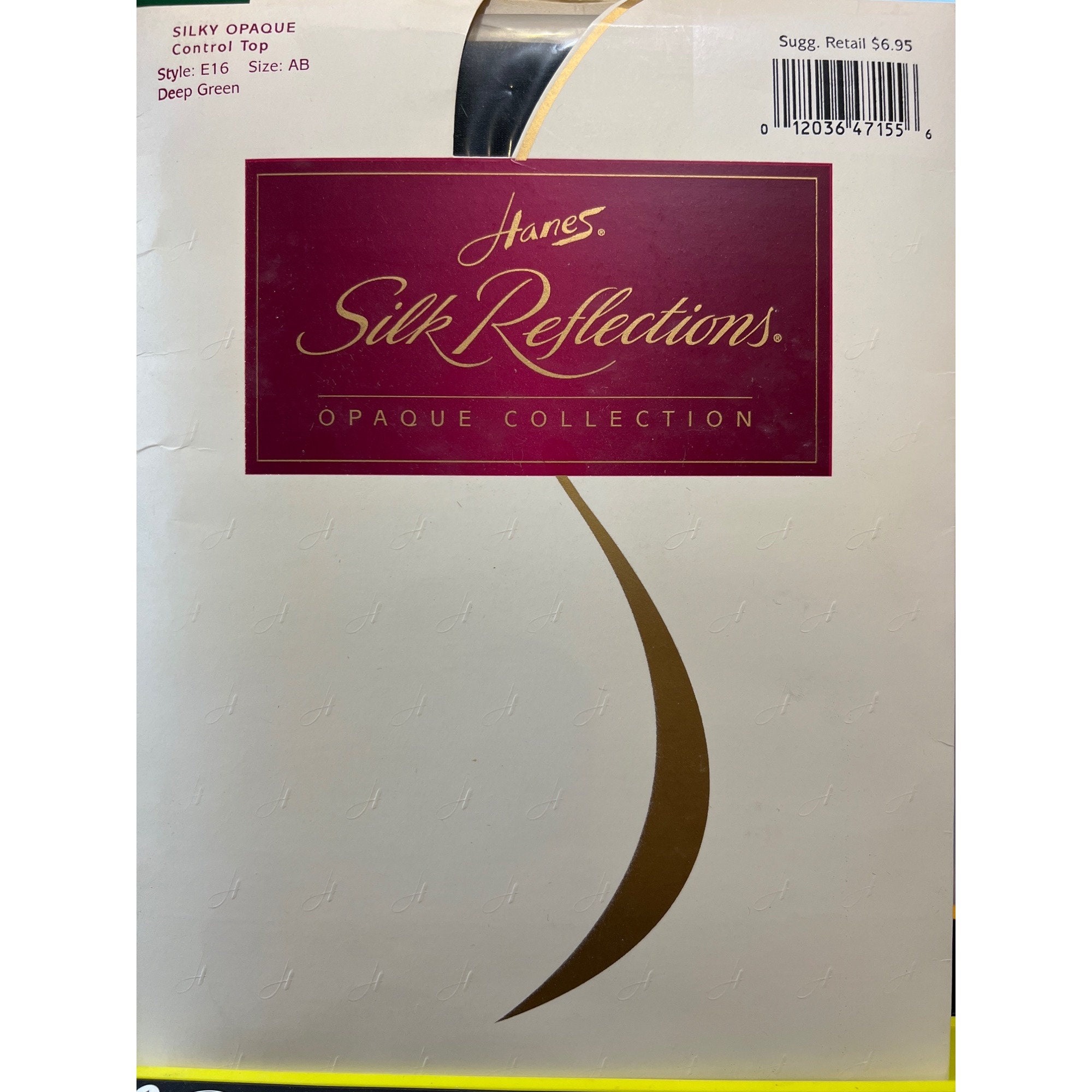 Vintage 1996 Hanes Silky Reflections Silky Opaque Pantyhose Etsy