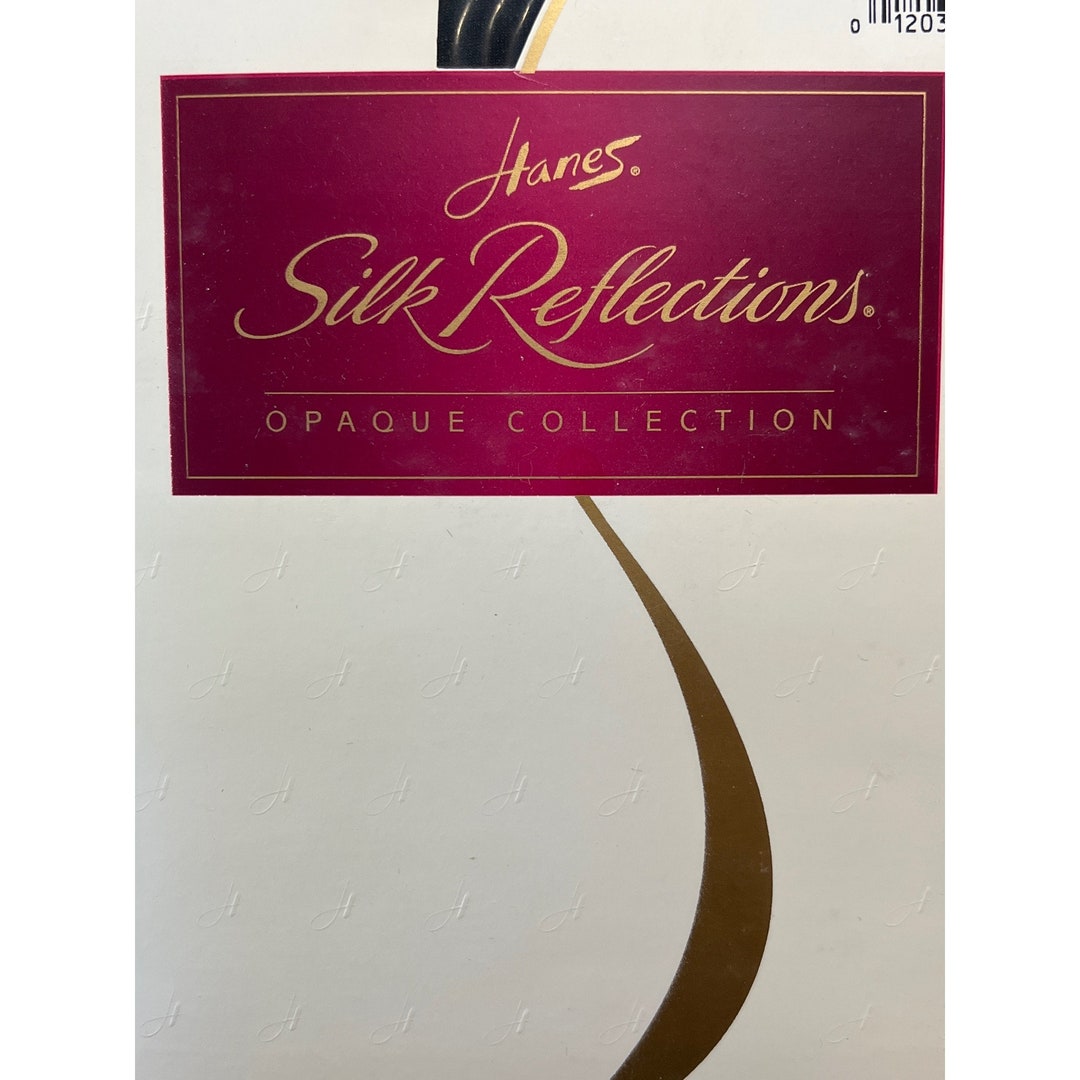 Vintage 1996 Hanes Silky Reflections Sheer Pantyhose Control Top ...