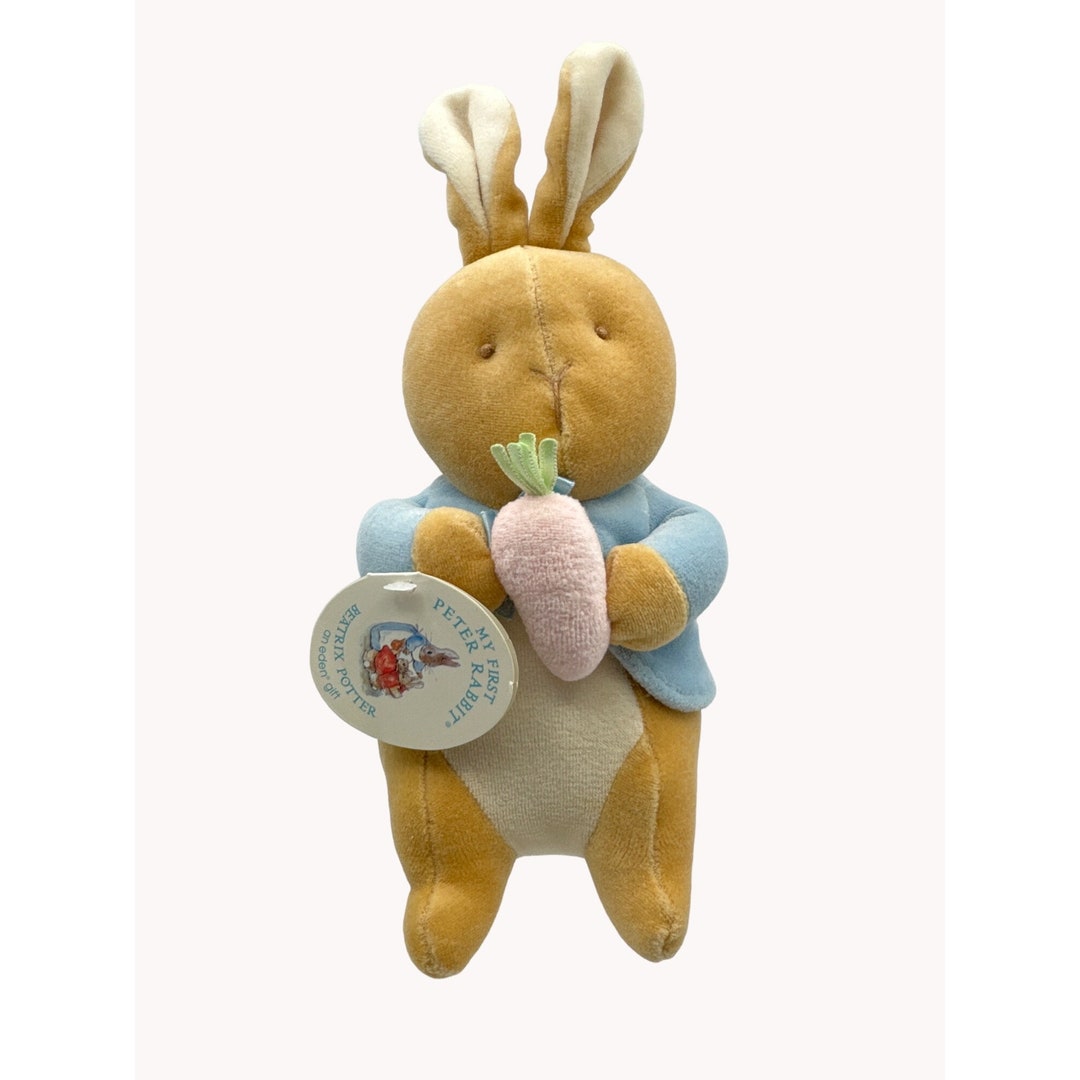 Eden Babys First Peter Rabbit Plush Beatrix Potter Stuffed Animal - Etsy