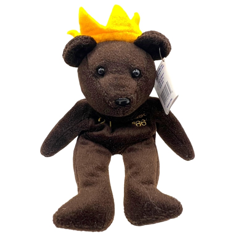 Babe Ruth Bamm Beanos 21 Plush 1998 Bean Bag Baby Bambino Teddy Bear ...