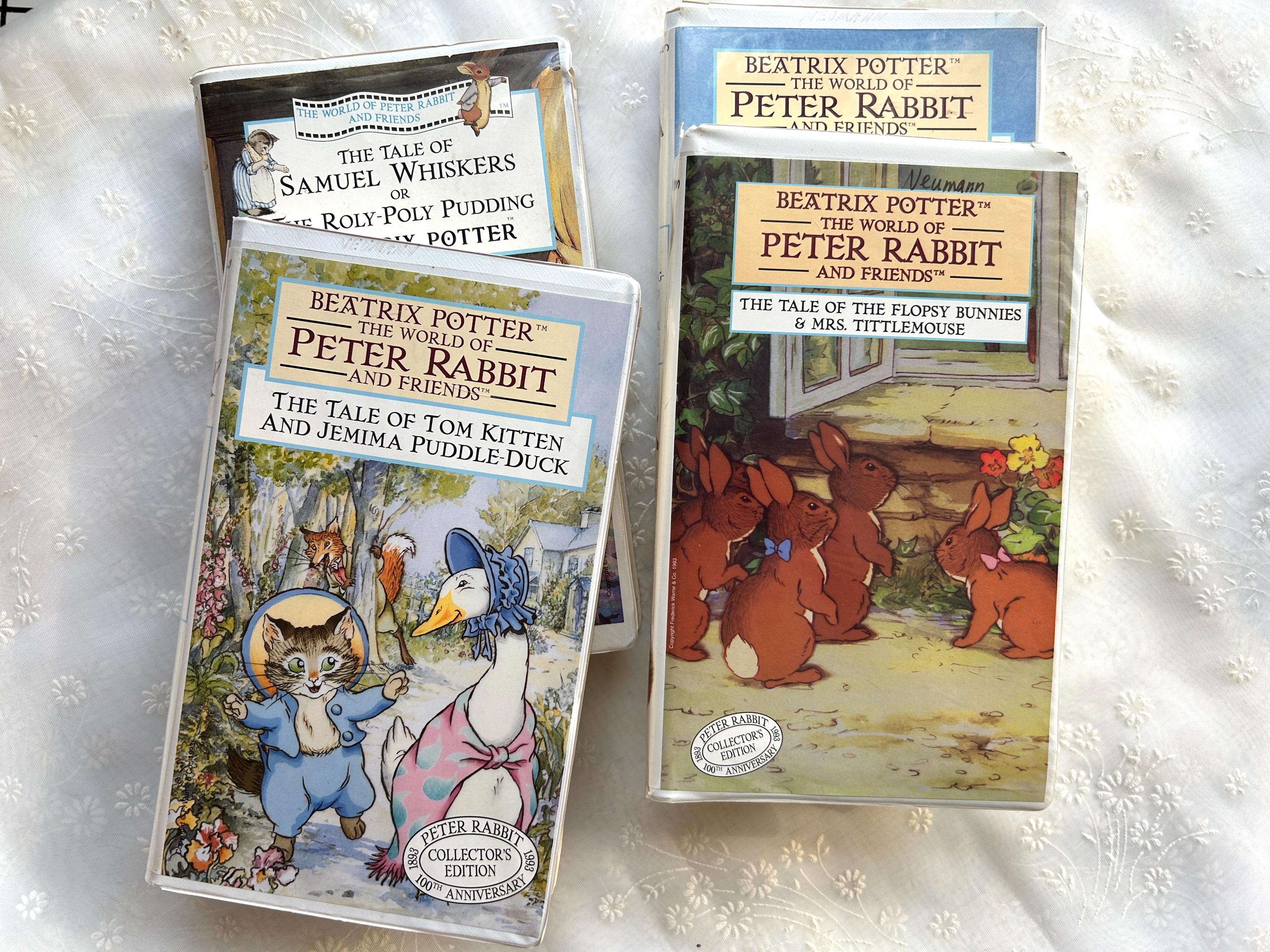 VHS Collection the World of Peter Rabbit and Friends by Beatrix Potter ...