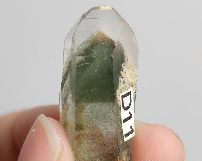 Rough Chlorite Phantom Quartz Point From Brazil - Etsy