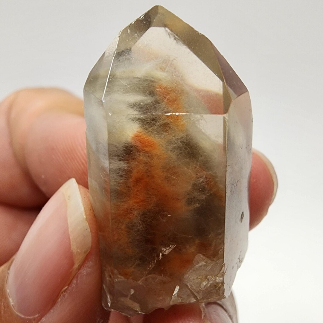 Polished Amphibole Phantom Quartz - Angel Phantom Quartz - Etsy