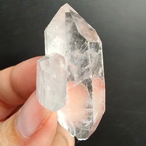 Rough Double Terminated Bridge Quartz Crystal - Etsy