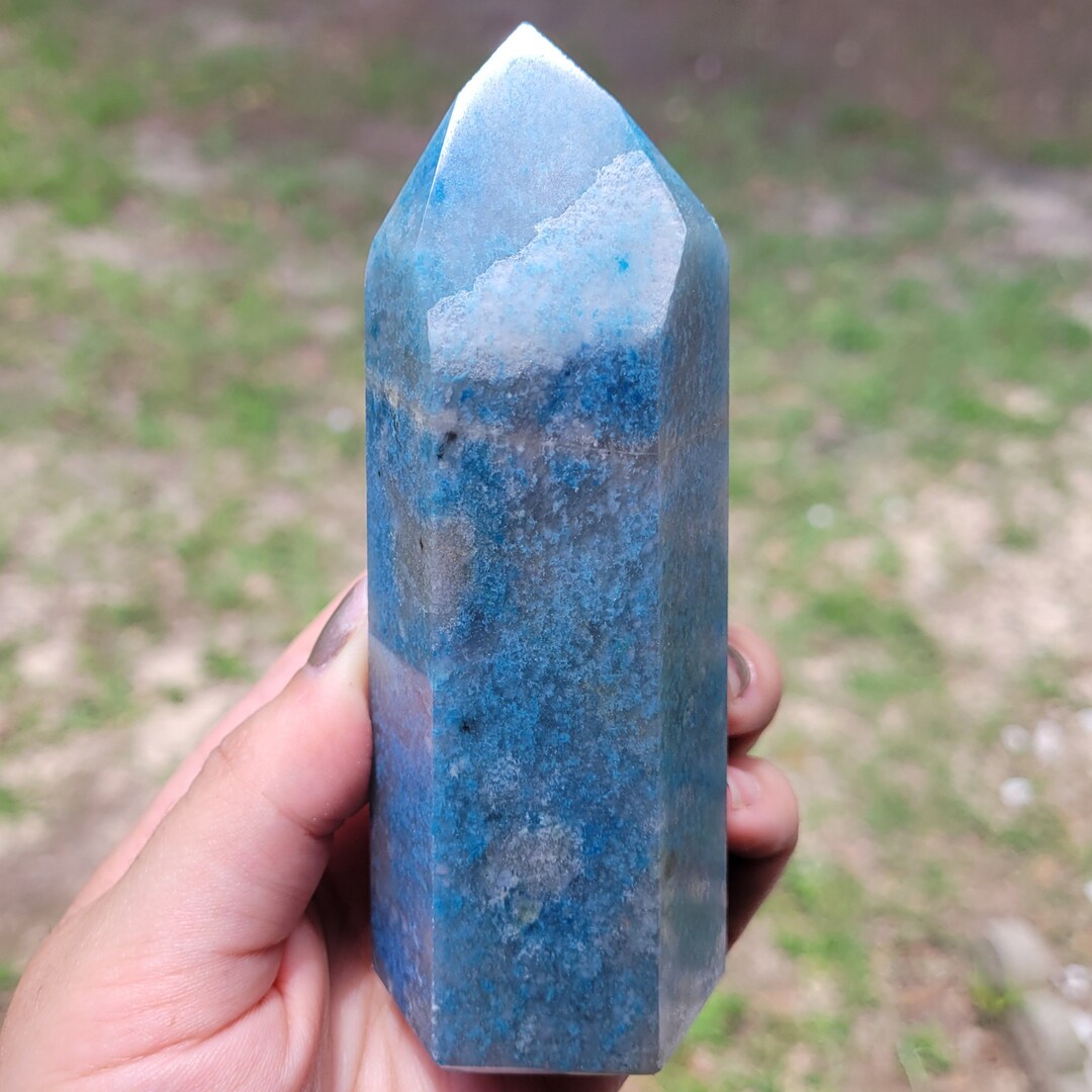 Polished Trolleite Quartz Tower - 0.73 Lb - Etsy