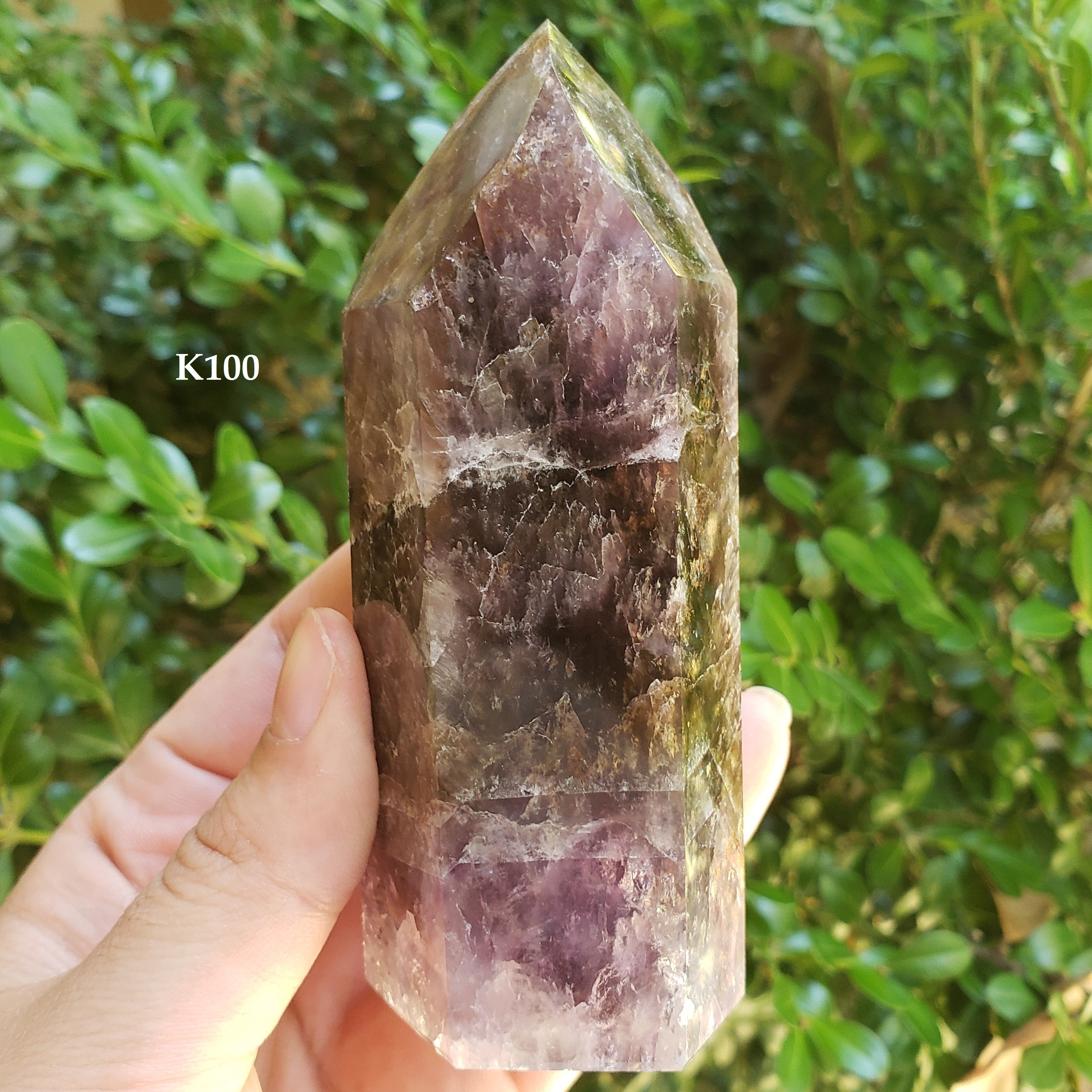 Polished Super Seven Crystal Tower - Etsy