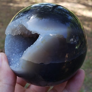 Geode Druzy Sphere 1.18 Lb - Etsy
