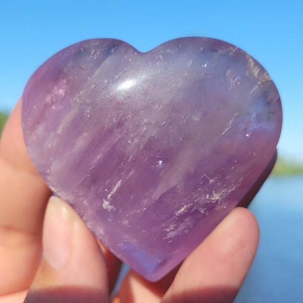 Amethyst Heart - Etsy
