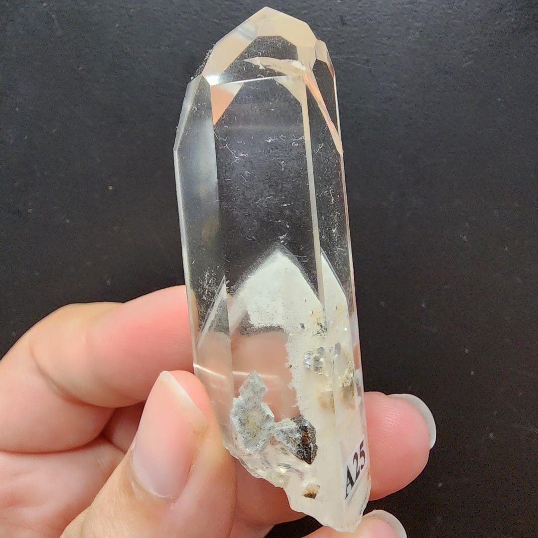 Polished Phantom Quartz With Minerals Inclusion From Brazil - Etsy