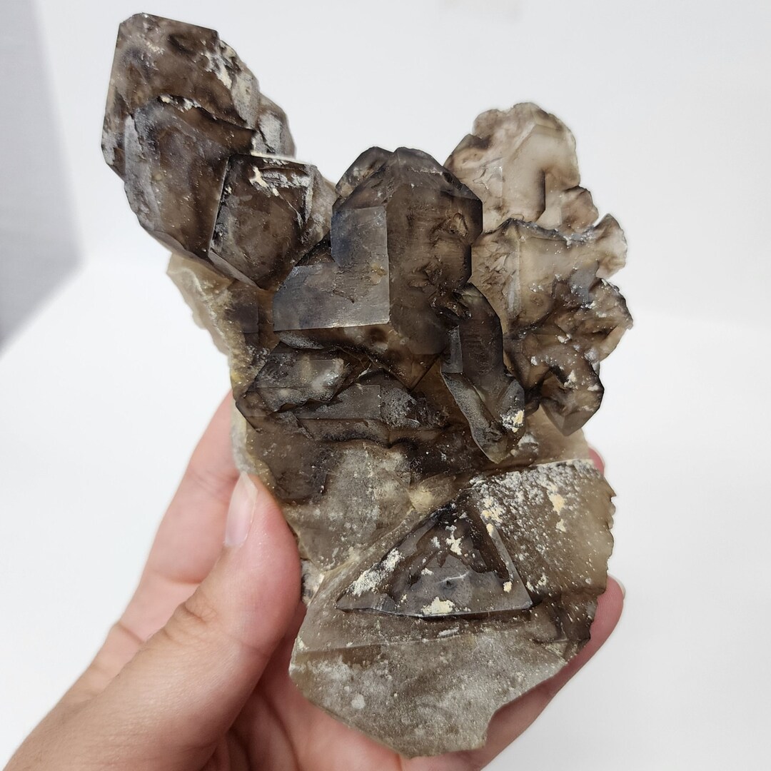 Rough Elestial Smoky Quartz Crystal From Brazil - 1 Lb - Etsy