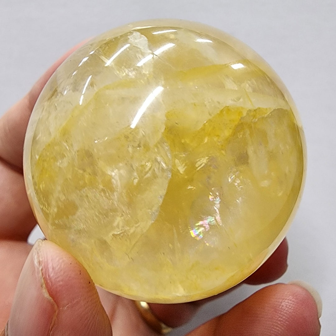 Polished Golden Healer Quartz Sphere - 1.8in - Etsy