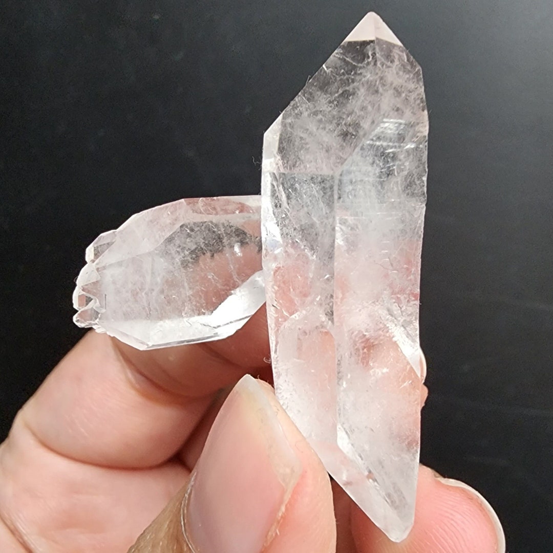 Rough Double Terminated Bridge Quartz Crystal - Etsy