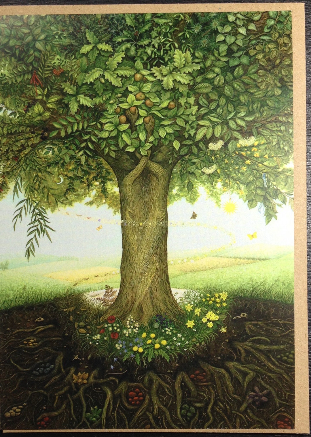 Greetings Card of "tree Wisdom" - Etsy