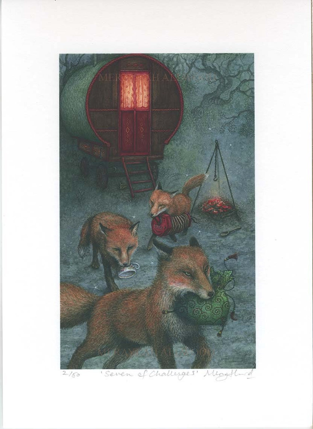 Limited Edition Print of “seven of Challenges” - Etsy