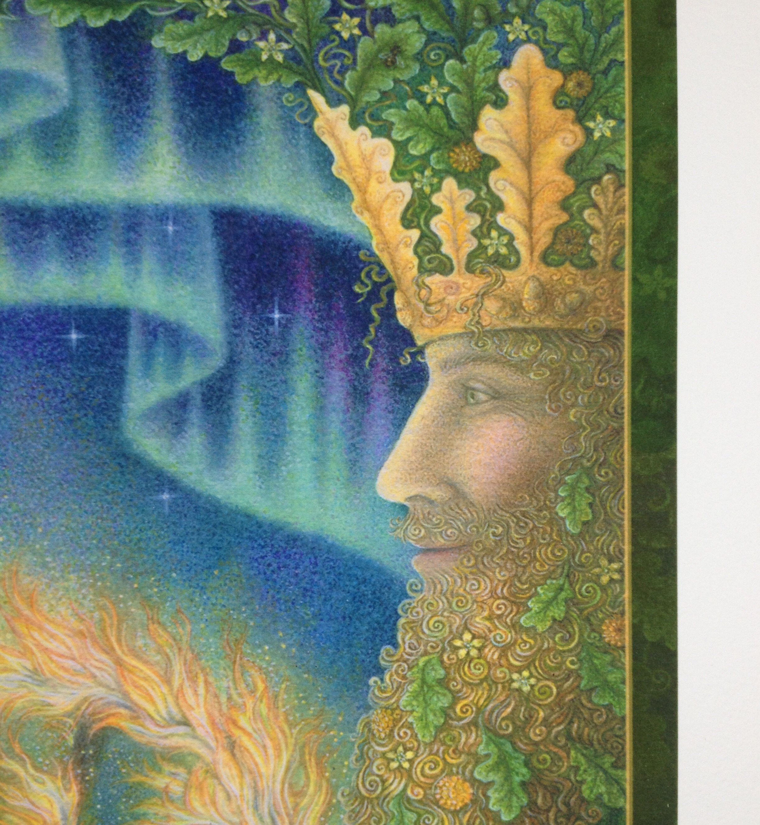 Giclée Print of holly King Oak King. - Etsy UK