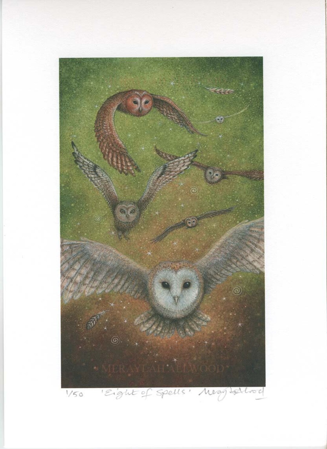 Limited Edition Print of “eight of Spells”. - Etsy