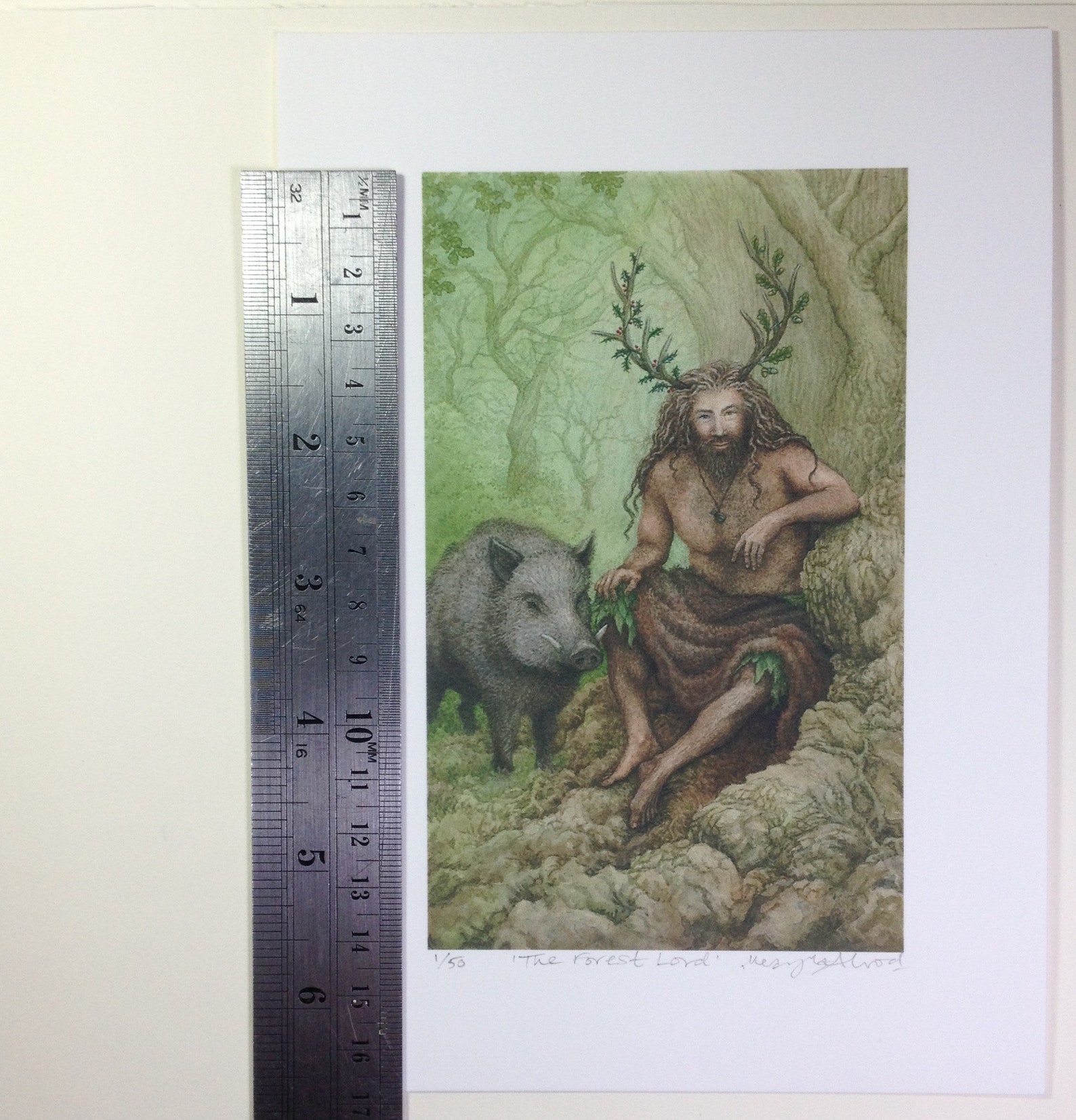 Limited Edition print of The Forest Lord. | Etsy