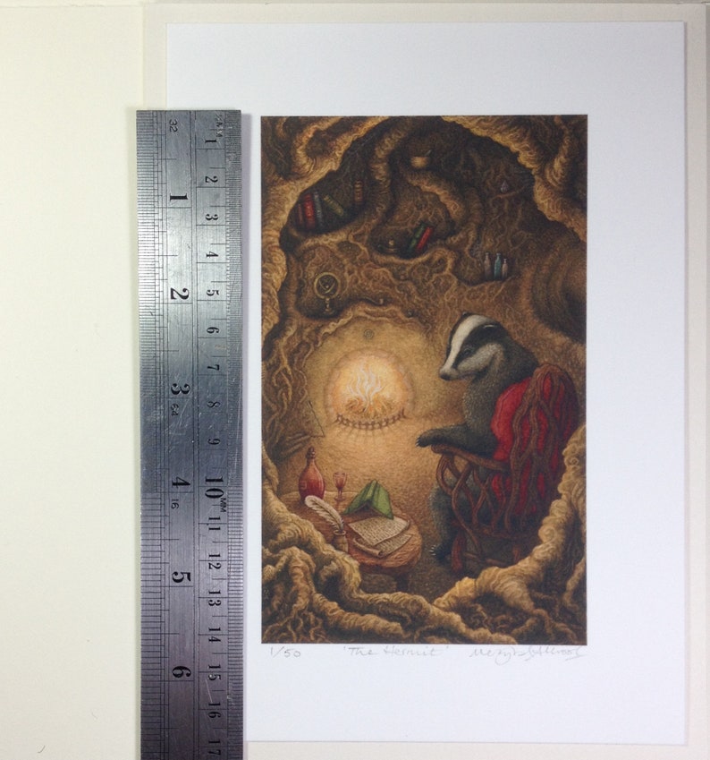 Limited Edition Print of the Hermit | Etsy