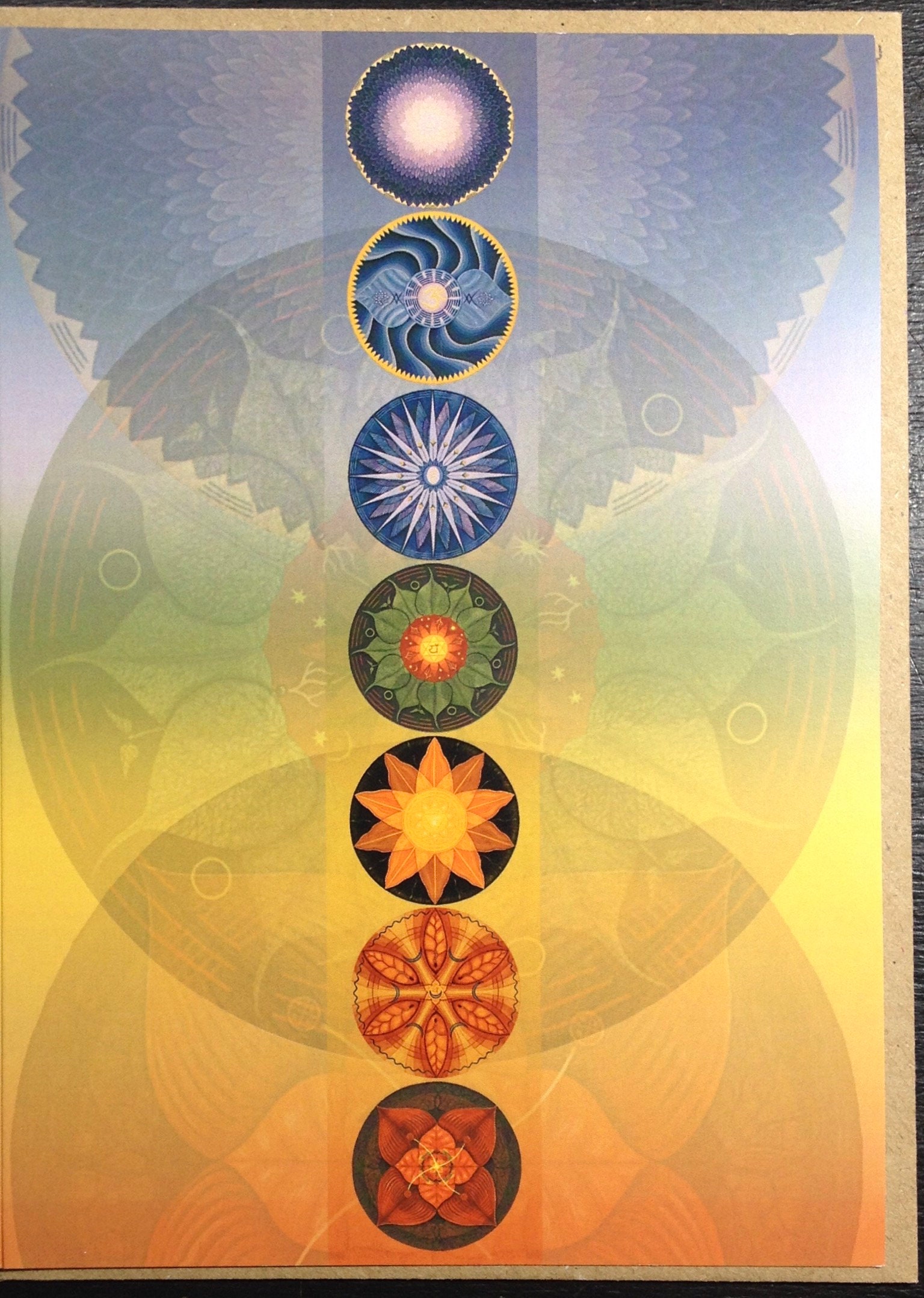 Greetings Card of "chakras" - Etsy
