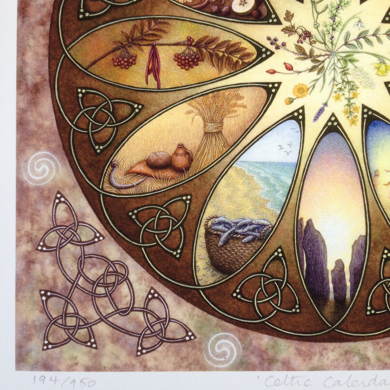 Limited Edition Print of "celtic Calendar". - Etsy UK
