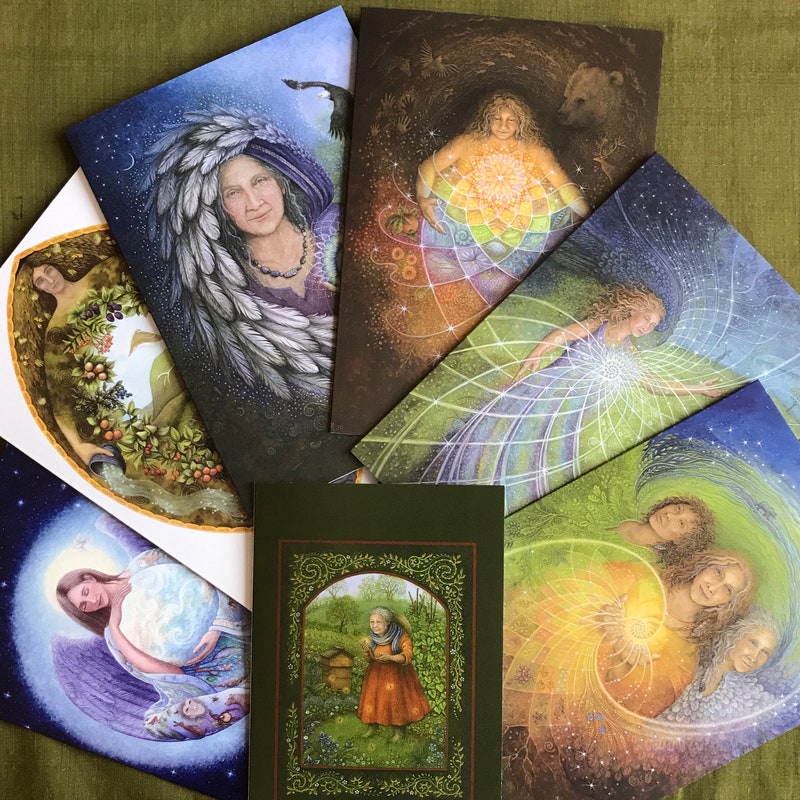 Sacred Bee Peace Cards - Etsy