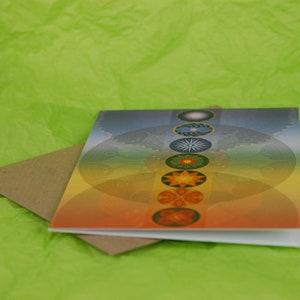 Greetings Card of "chakras" - Etsy