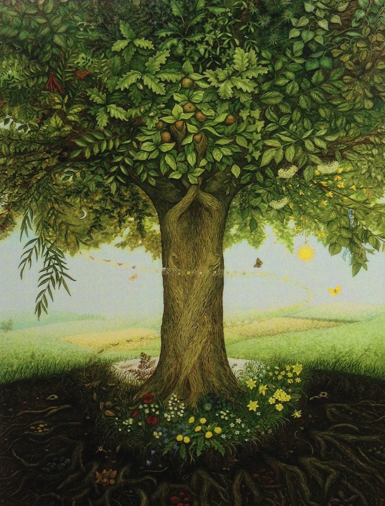 Set of Five Greetings Cards: “spirit of the Forest”. - Etsy