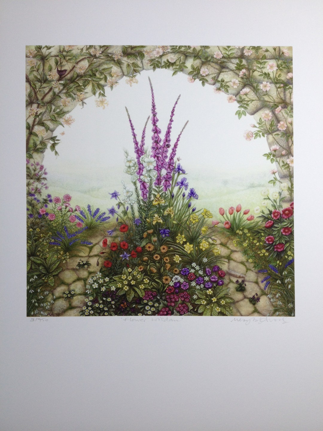 Limited Edition Print of "flower Wisdom". - Etsy