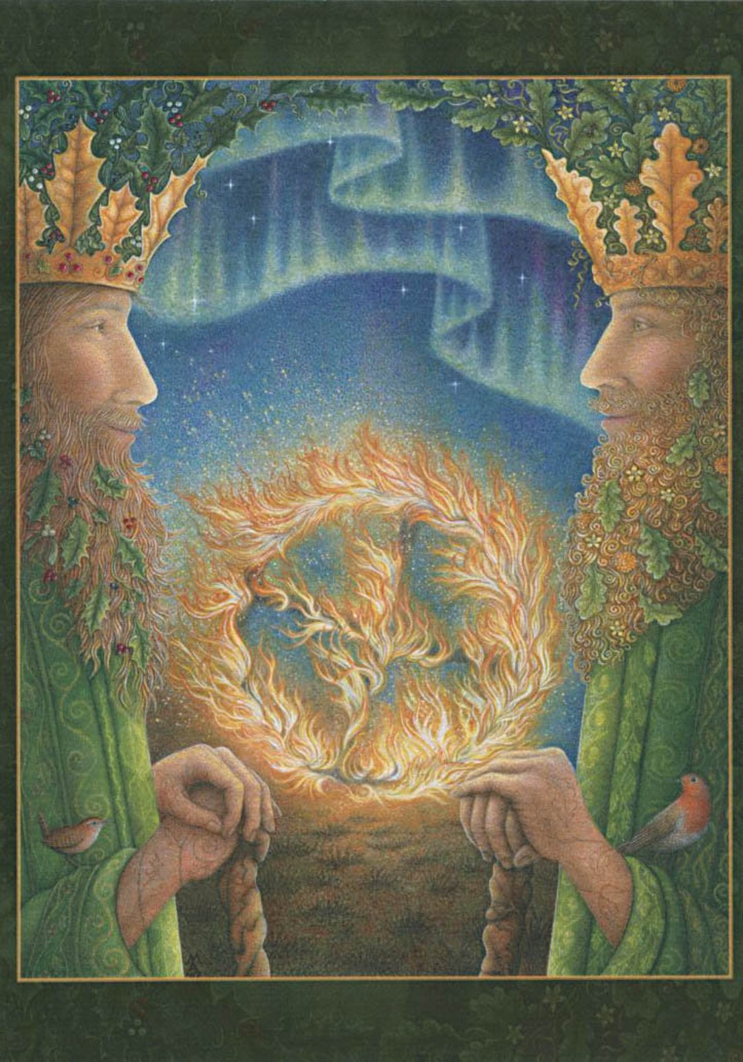 Holly King and Oak King - Etsy