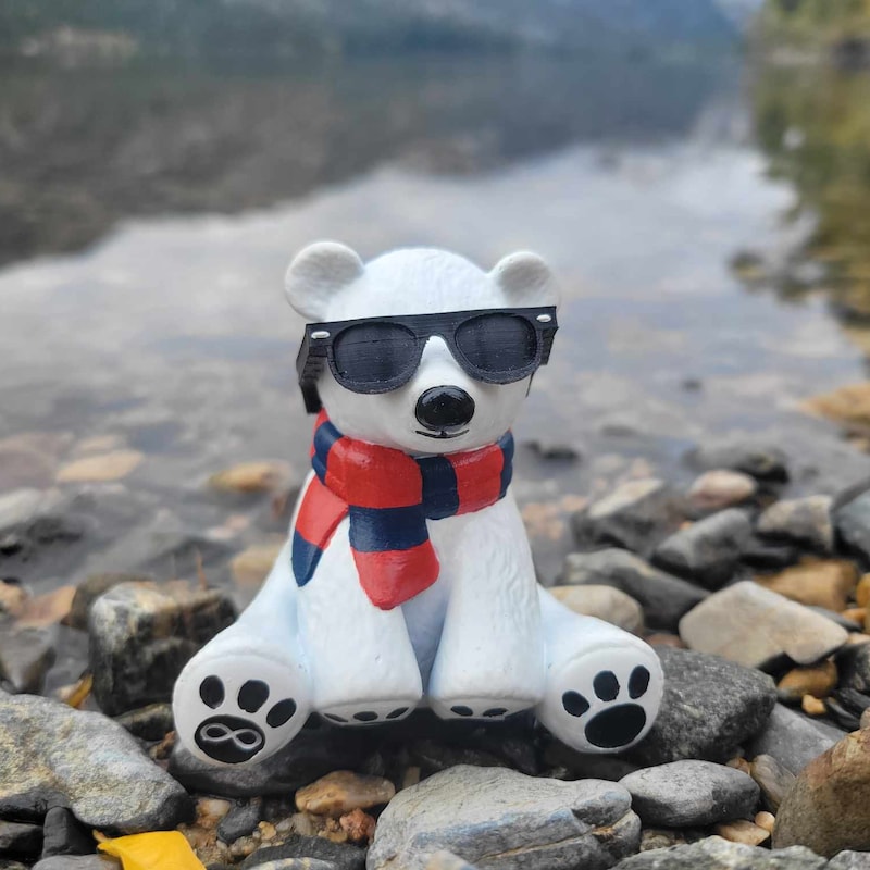 Junior Mint Polar Bear - Etsy
