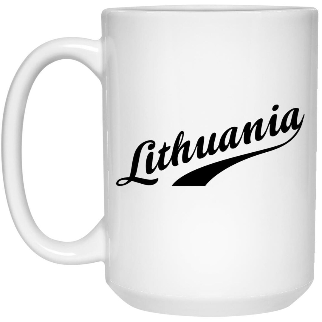 Lithuania 15 Oz. White Ceramic Lithuanian Coffee/tea Mug is Part of the ...