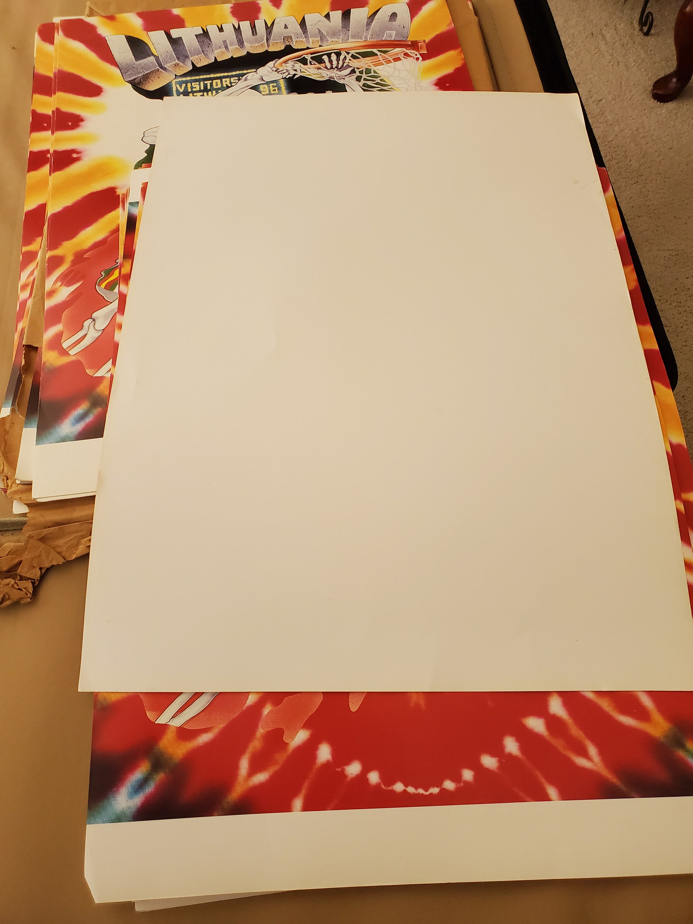 Grateful Dead Inspired Lithuania '92 Barcelona Olympic Basketball ...