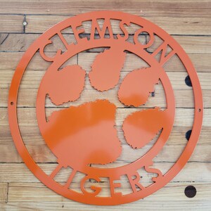 Clemson Sign - Etsy