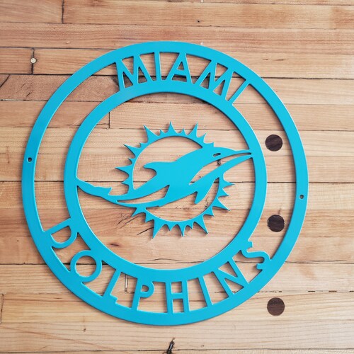 Miami Dolphins Wood Sign - Etsy